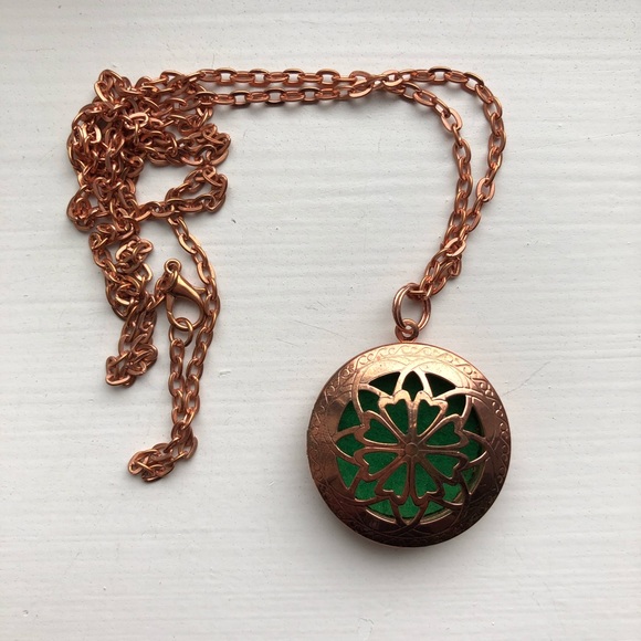 Vintage | Jewelry | Vintage Bronze Celtic Locket Pendant Necklace ...
